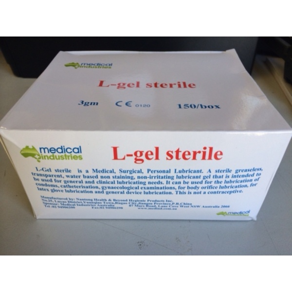 L-Gel 3gm Lubricating Sachets 144pk - Australian Physiotherapy Equipment