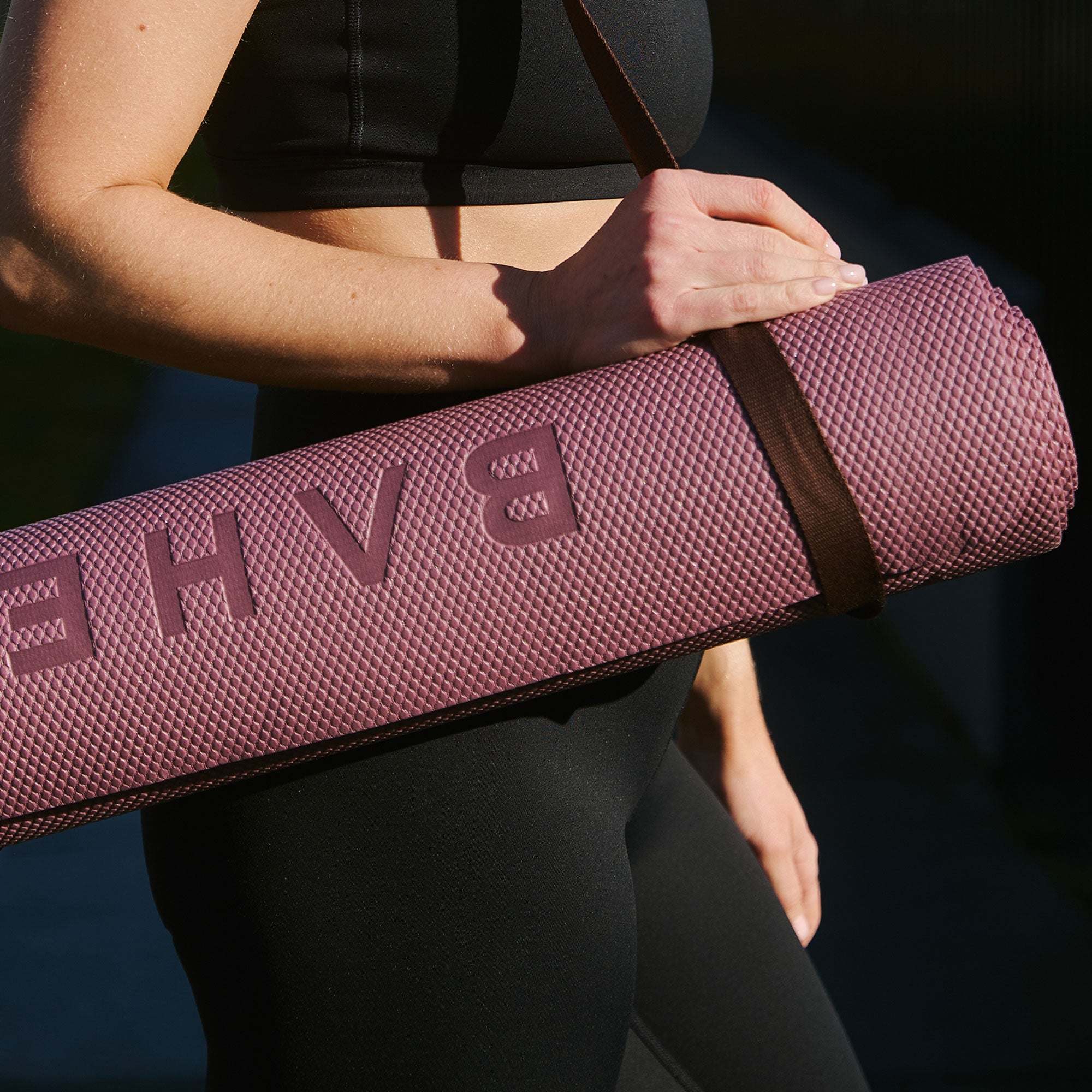 Prime Support 6mm Deep Mauve Yoga Mat - Australian Physiotherapy Equipment